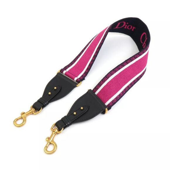 Dior | Accessories | Auth Christian Dior Shoulder Strap Pink ...
